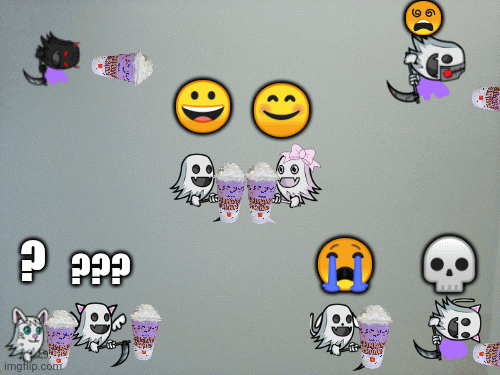 Ghosts in Evoworld io part 14 - When Ghostly reapers try the grimace shake - Imgflip