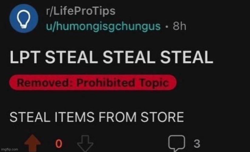 Average pro life tip post - Imgflip