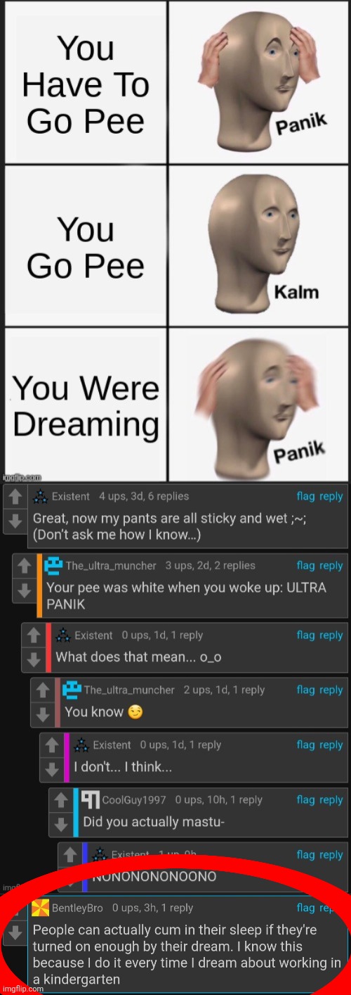 Image tagged in cursed comment on top of a cursed comment - Imgflip