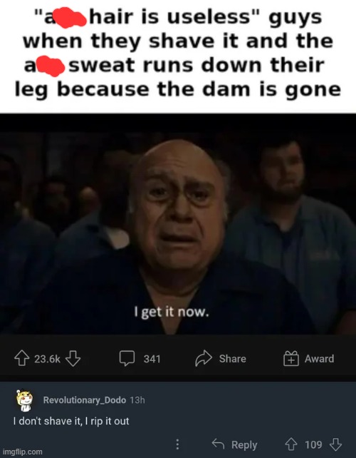 I can imagine their butt crack to be swollen up x_x - Imgflip