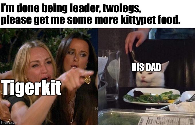 The one time I feel a bit bad for Tigerstar - Imgflip