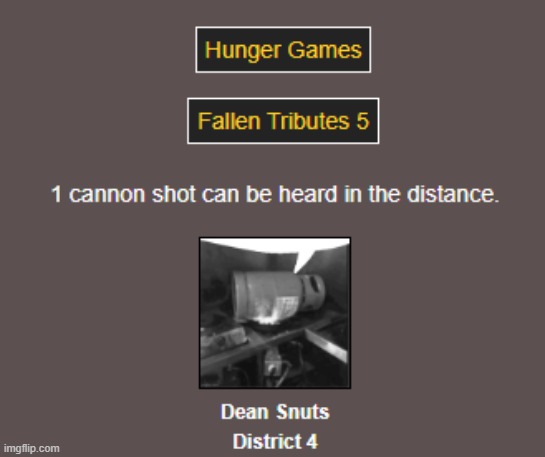 Fallen Tributes 5 - Imgflip