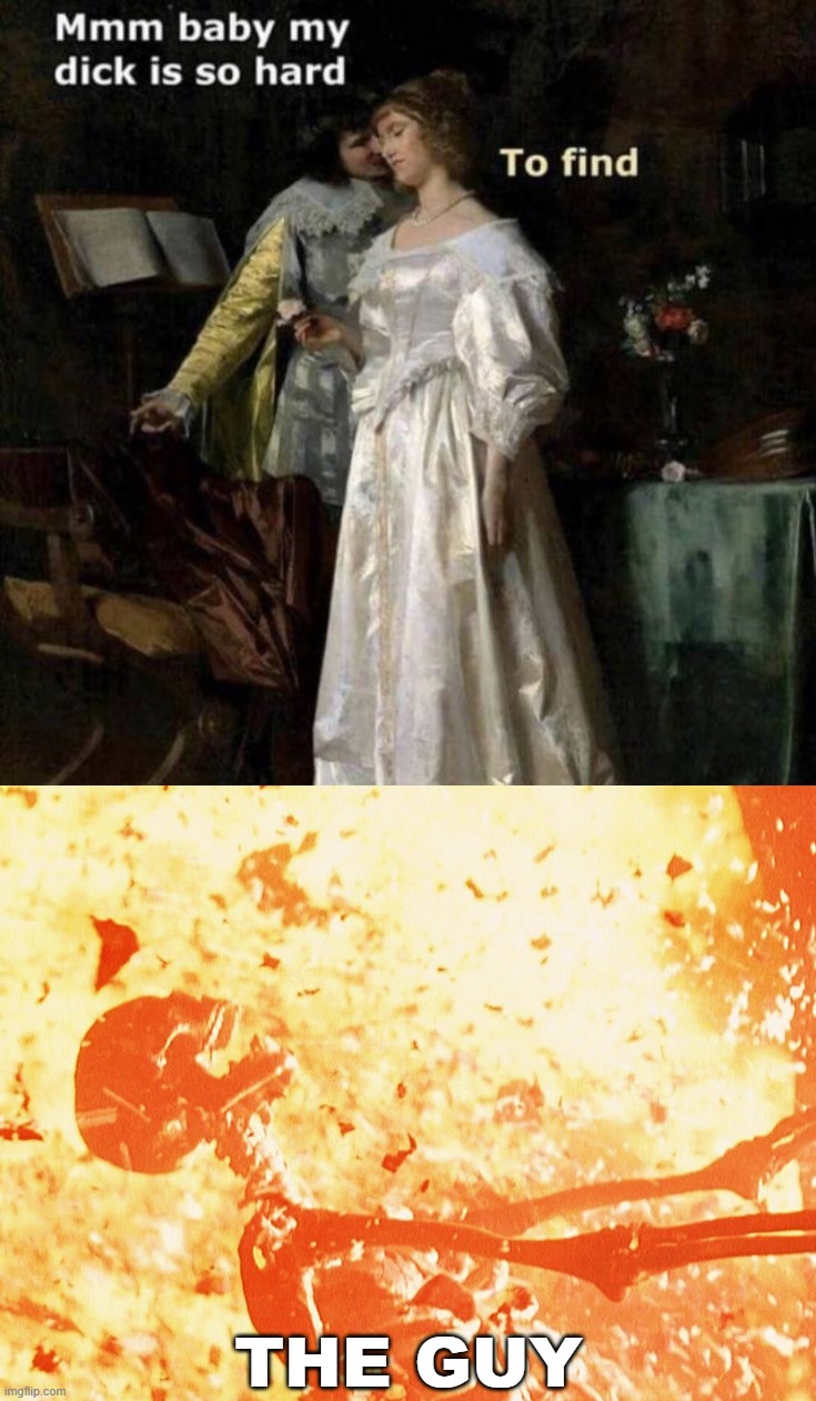 Image tagged in fire skeleton - Imgflip