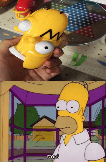 Cursed Homer Simpson toy - Imgflip