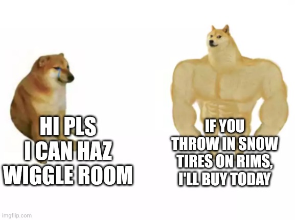 buff doge vs cheems reversed - Imgflip