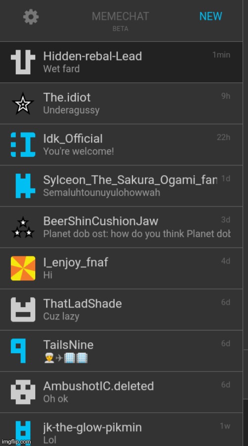 Memechat reveal - Imgflip