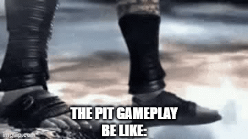 Kratos falling - Imgflip