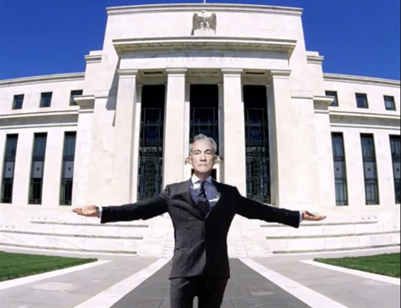 Jerome Powell Federal Reserve Blank Template - Imgflip