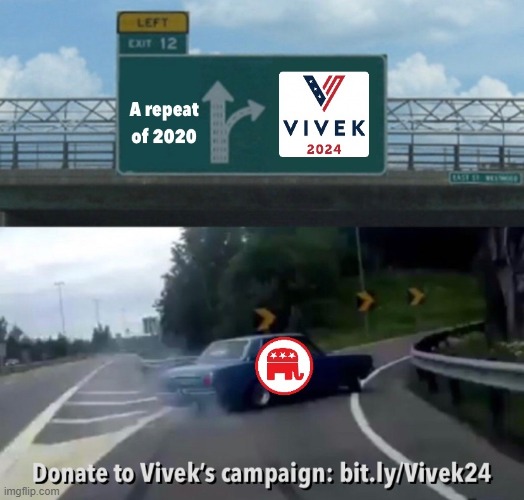 Vivek Ramaswamy 2024 Car Turning Right Meme Imgflip