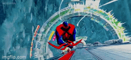 spiderman 2099 chase - Imgflip