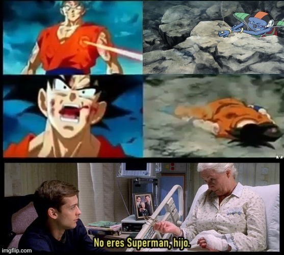 Image tagged in no eres superman hijo - Imgflip