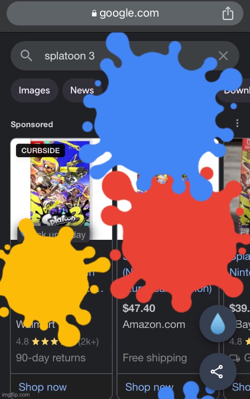 Splatoon 3 Google easter egg - Imgflip