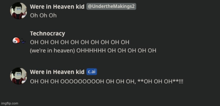 Oh oh oh - Imgflip