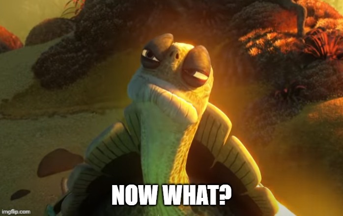 now what - Imgflip