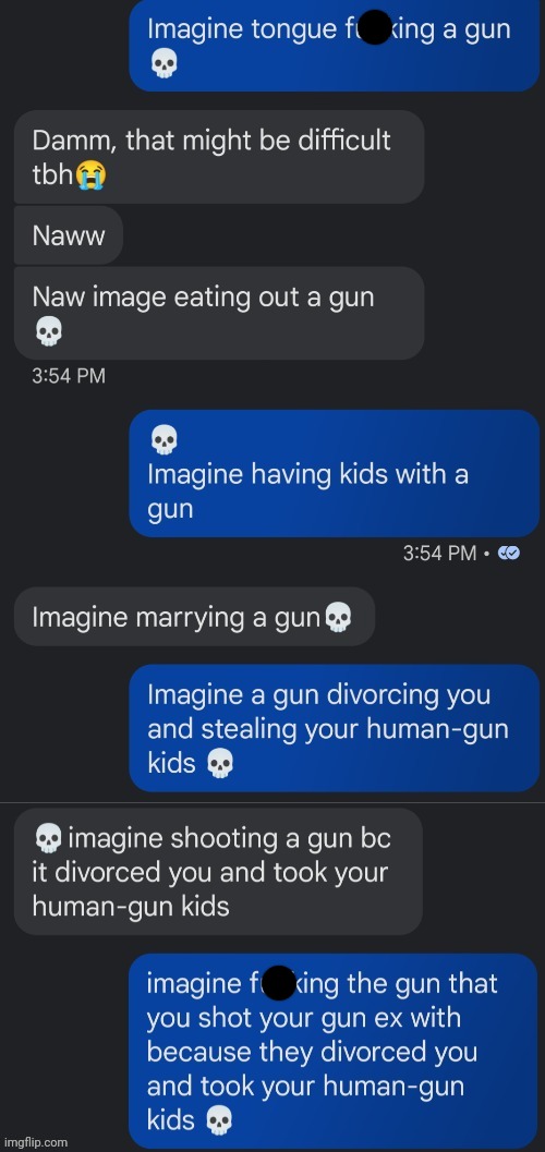Help wtf kind of conversations do my and my bf have???? :skull: - Imgflip