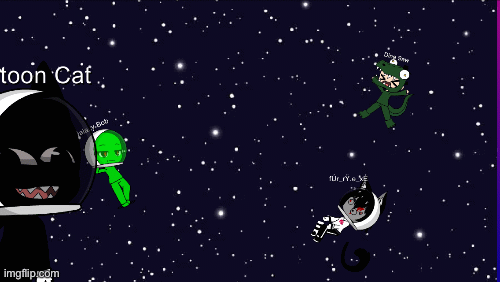 Cartoon Cat in space? - Imgflip