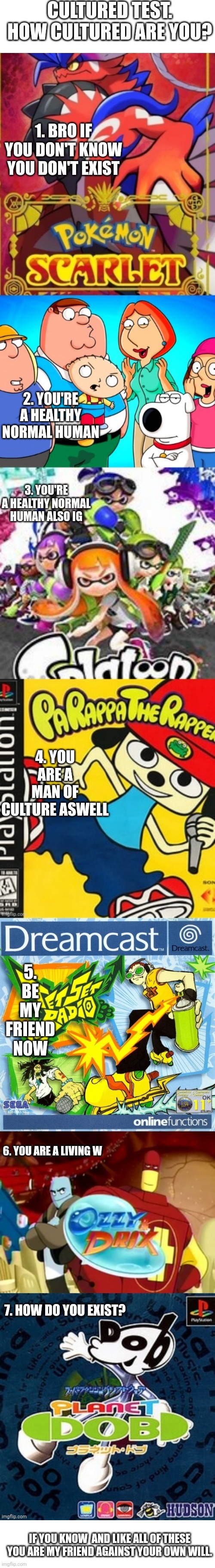 How cultured are you quiz - Imgflip