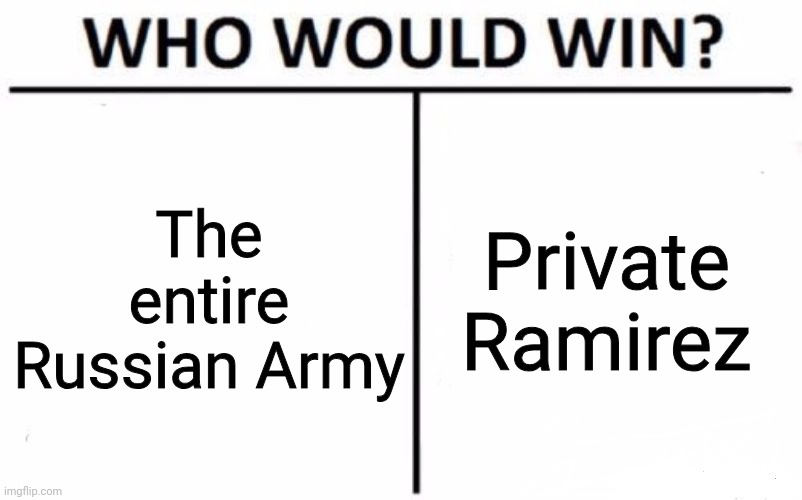 Who Would Win? Meme - Imgflip