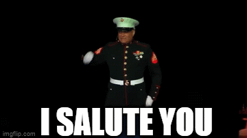 I salute you - Imgflip