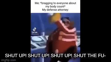 it'd be funnier with audio but oh well - Imgflip