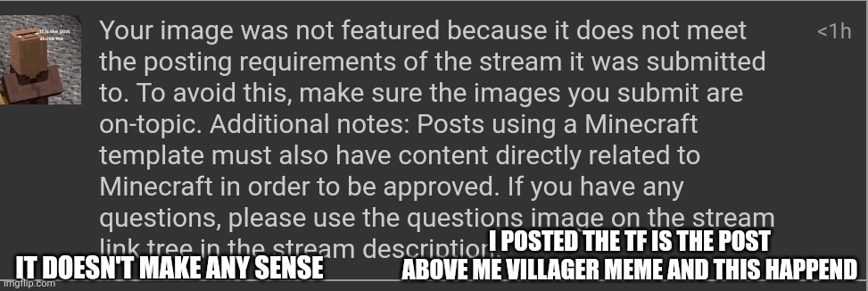 tf is wrong with my post - Imgflip