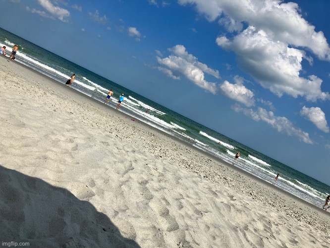 At da beach rn - Imgflip