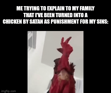 Chicken explaining - Imgflip