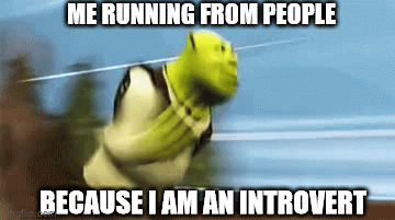 Im an introvert what can I say . . . - Imgflip