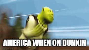 america runs on dunkin - Imgflip