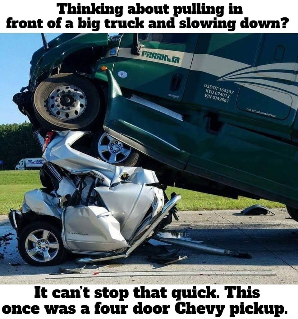 This was once a four door Chevy pickup. Never go full retard. - Imgflip