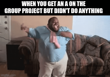 that's my role in group projects: do nothing - Imgflip