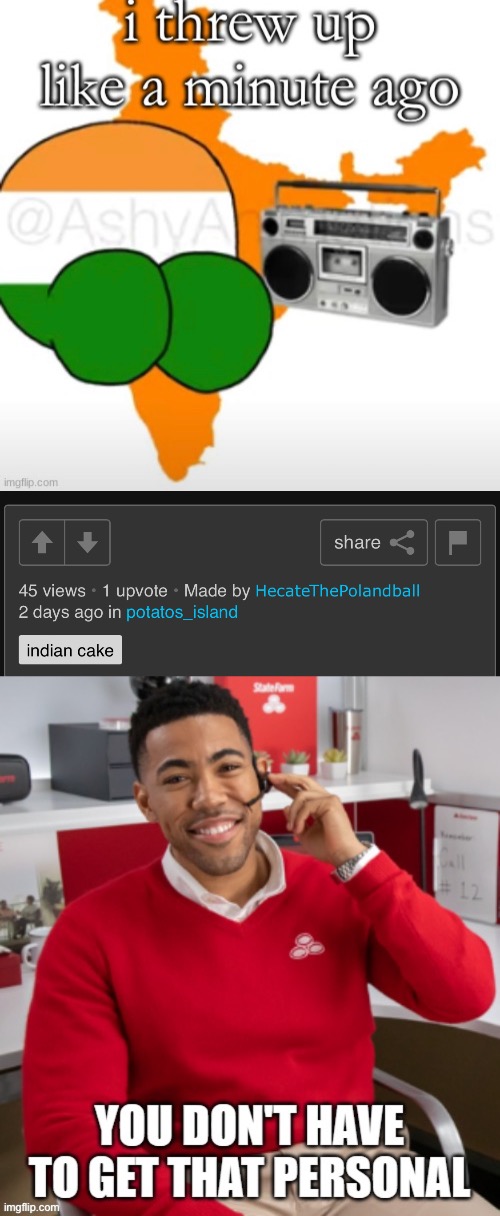 Image tagged in you don't have to get that personal - Imgflip