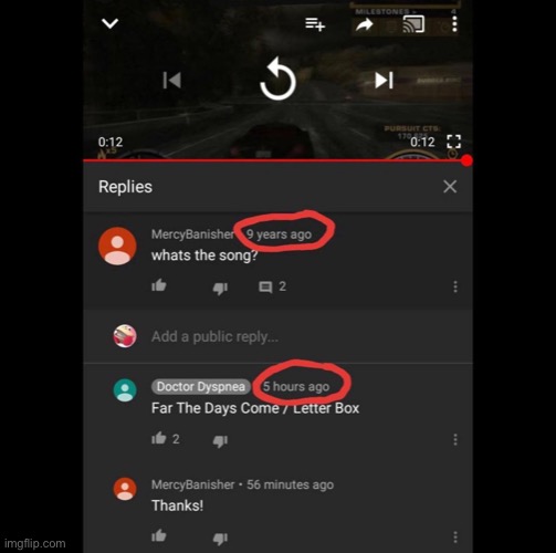 He actually REPLIED after all those years x_x - Imgflip