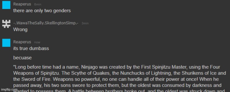 long before time had a name (ok but what i said first was true) - Imgflip