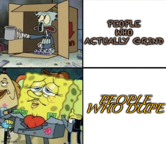 Poor Squidward vs Rich Spongebob - Imgflip