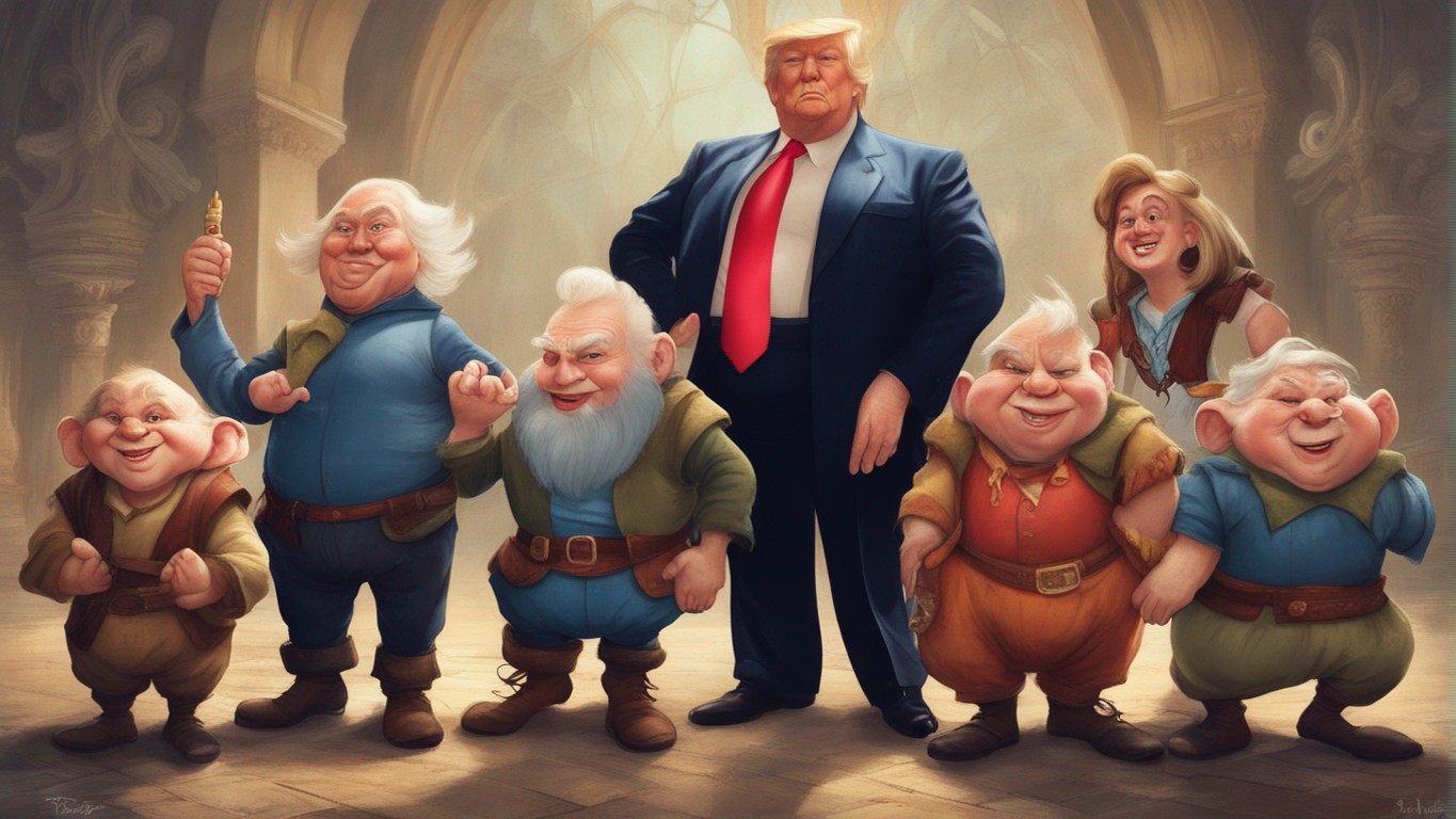 Trump and the GOP dwarfs Blank Template - Imgflip