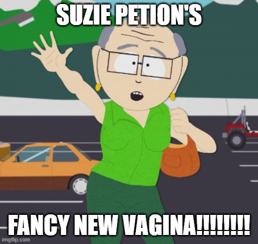 Suzie Petion's Fancy New Vagina - Imgflip
