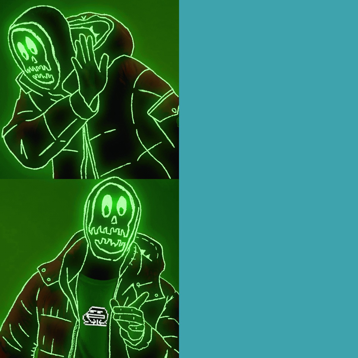 Rektguy Bad Good Drake Blank Template Imgflip