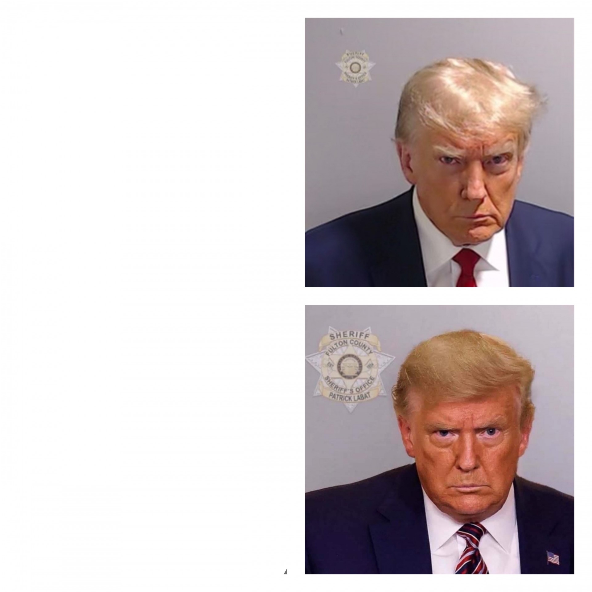 Mugshot Trump Bling Blank Template - Imgflip