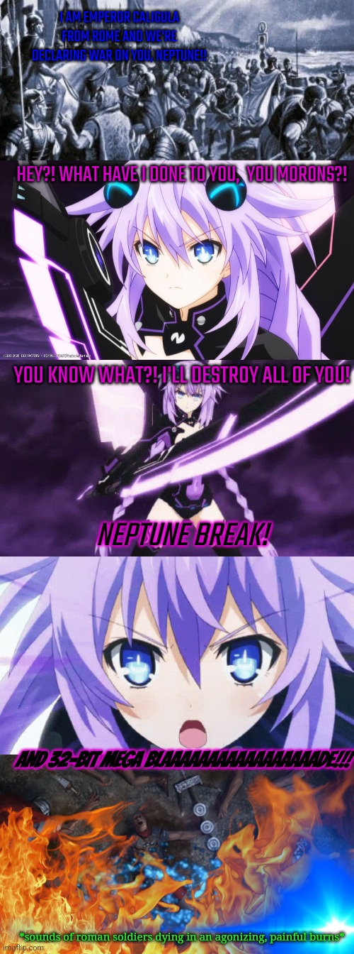 When the Roman Emperor Caligula decalred war on wrong Neptune... - Imgflip