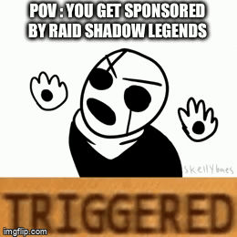 Triggered Gaster - Imgflip