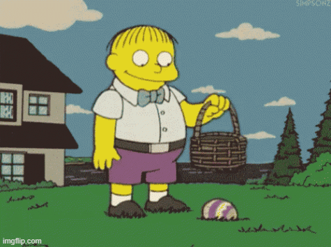ralph wiggum easter egg - Imgflip