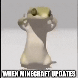 Minecraft update - Imgflip