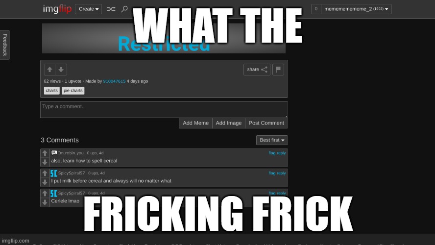 a cursed comment - Imgflip