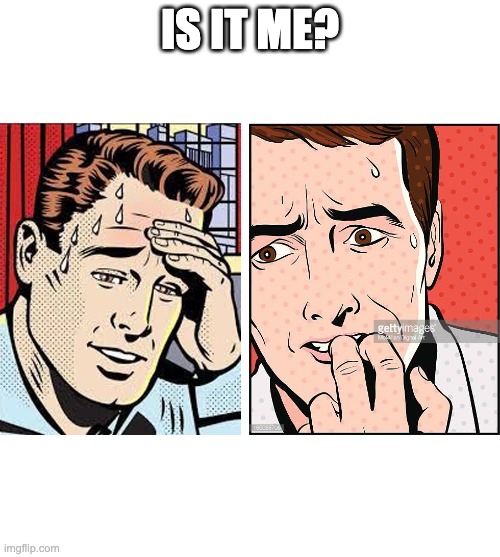 WORRIED BITING FINGERNAILS - Imgflip