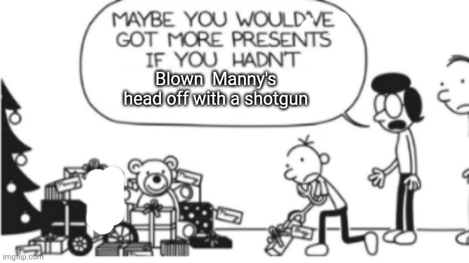 Diary of a wimpy kid Christmas meme - Imgflip