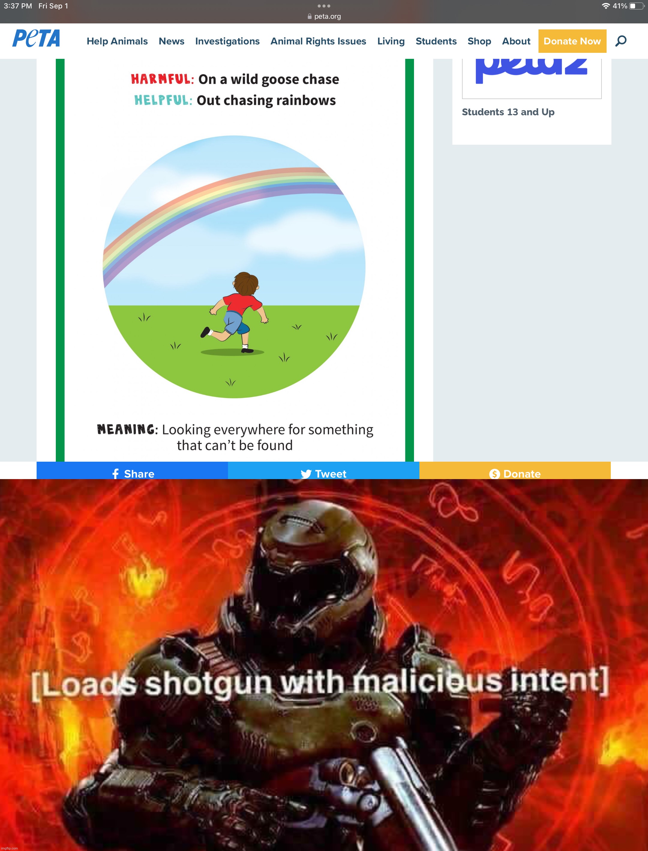 PETA CAN’T BE TRUSTED - Imgflip