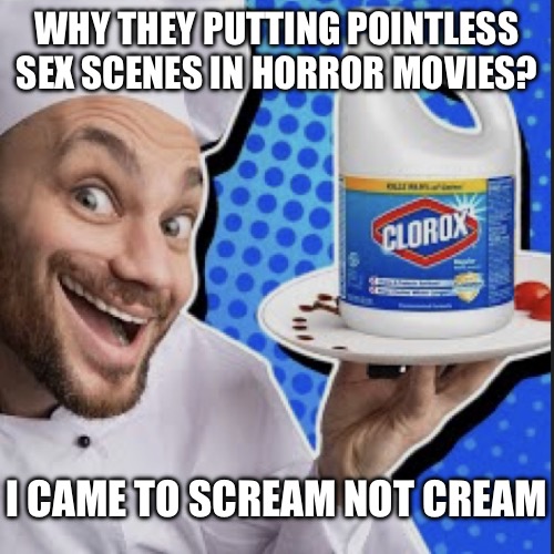 Chef serving clorox - Imgflip