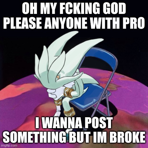 silver in chair - Imgflip