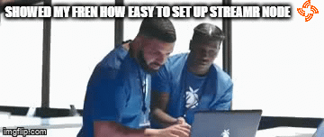 Set up Streamr Node. - Imgflip